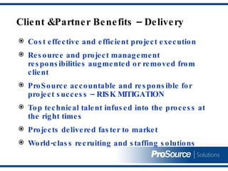 Pro Source Overview Moss 1 09 | PPT