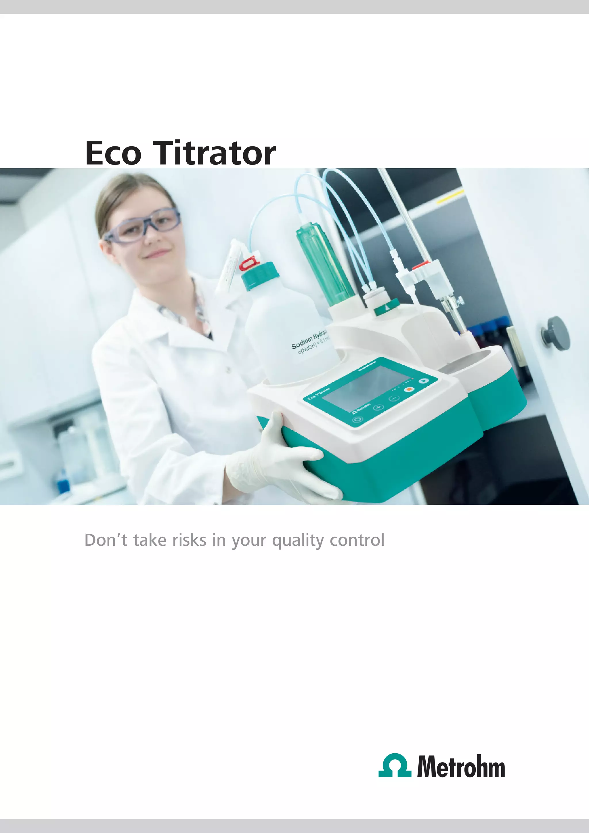 Manual titration can be automated with ECO TITRATOR - save time and ...