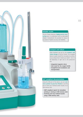 Manual titration can be automated with ECO TITRATOR - save time and ...