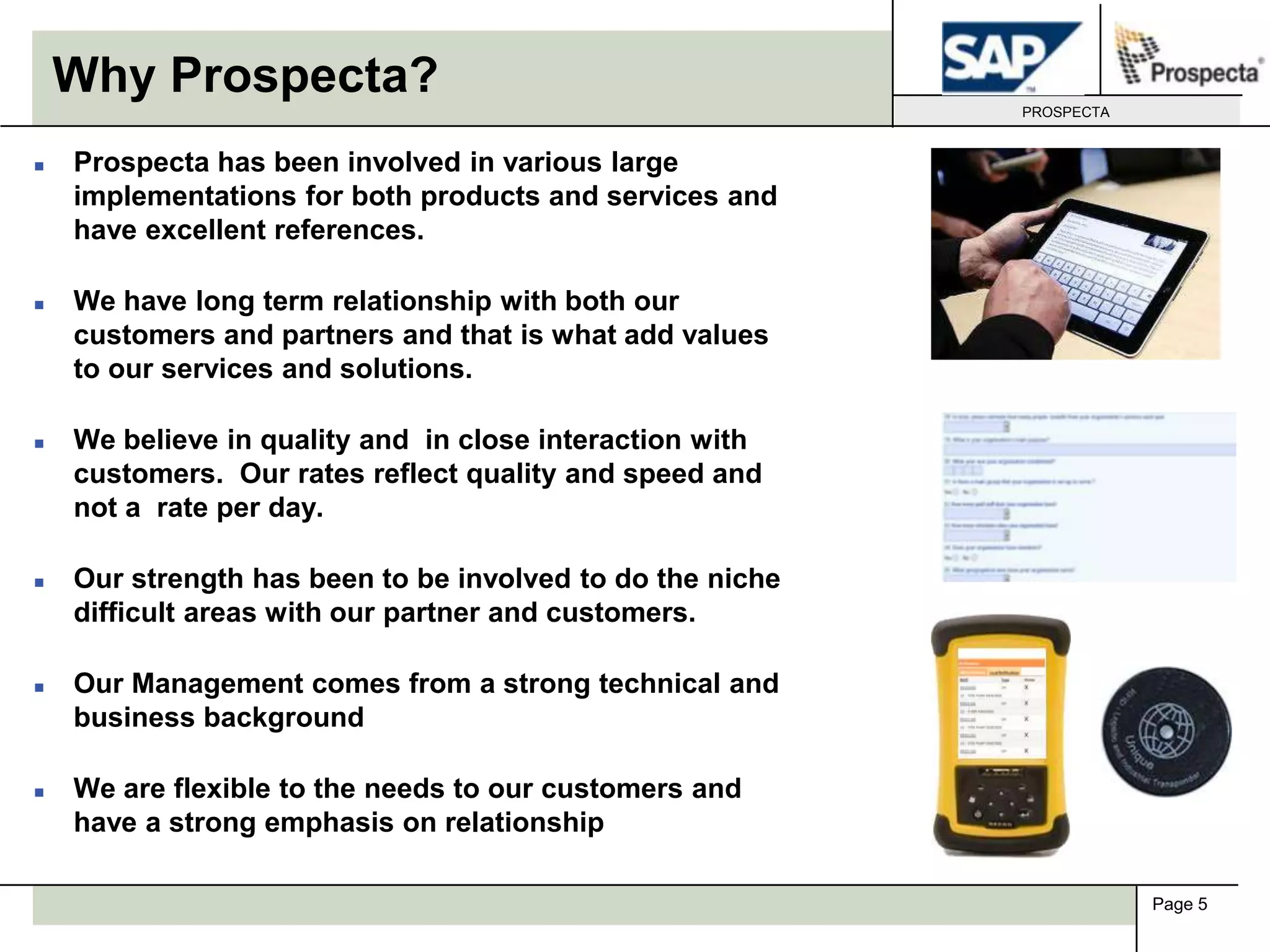 Prospecta Software - An Introduction | PPTX