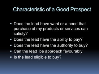 Prospecting | PPTX