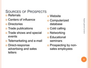 Prospecting Skills | PPTX | Sales | Business