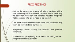 prospecting.pptx | Sales | Business