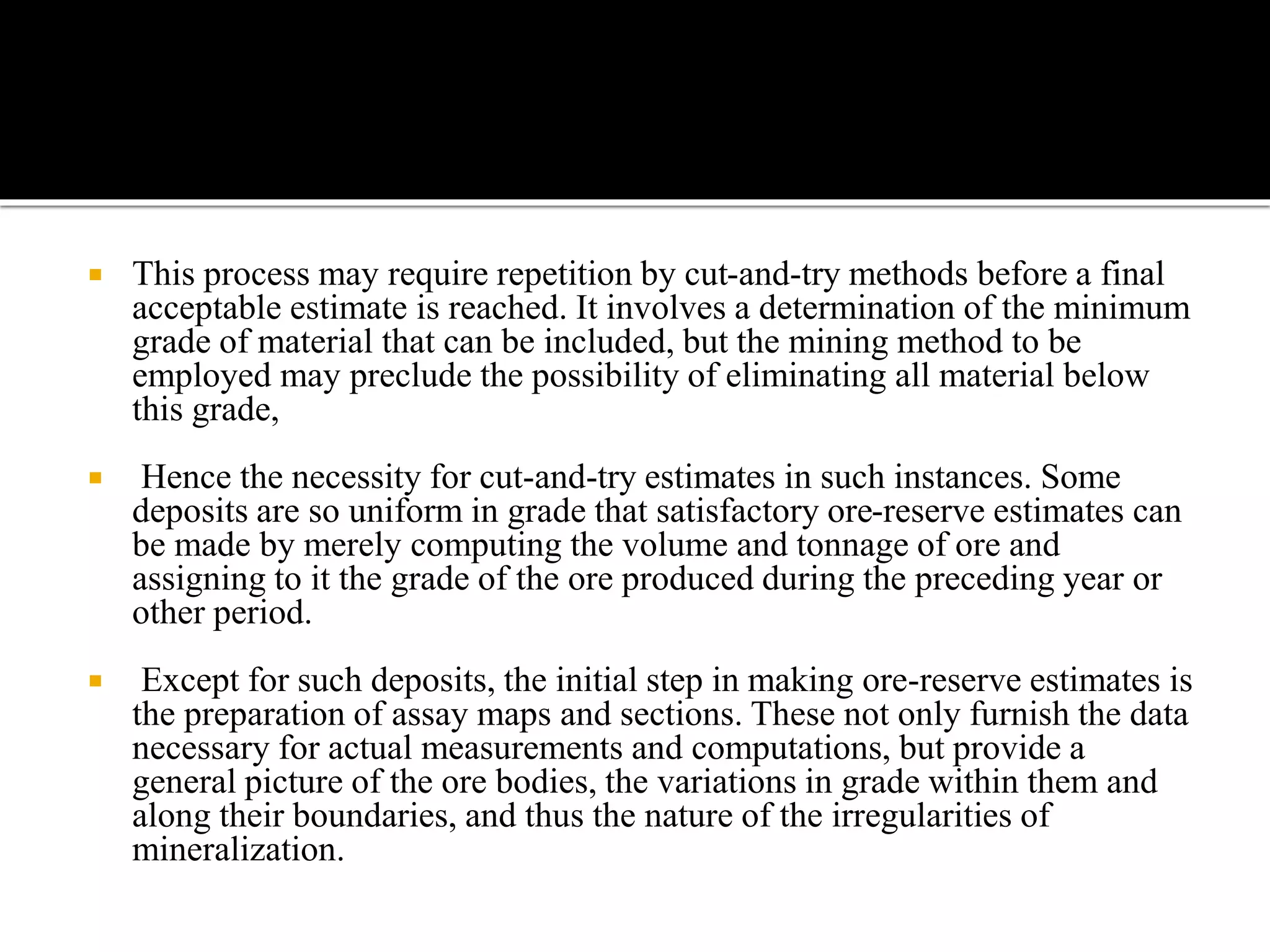 PROSPECTING AND EVALUATION OF ORE.pptx