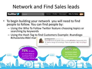 Prospecting & Networking with Twitter | PPT