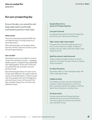 Prospecting to Generate Pipeline | Ralph Barsi + Scale VP | PDF