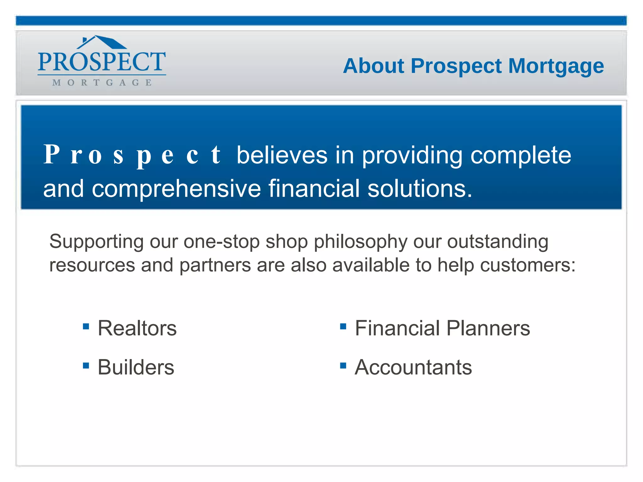 Prospect Presentation | PPT