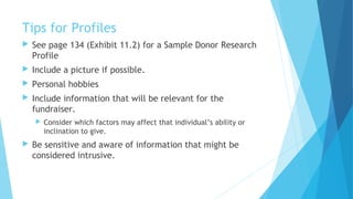 Prospect research presentation | PPT