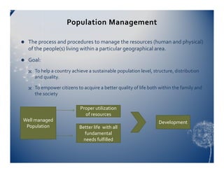 Prospects and challanges of population management in bangladesh | PDF