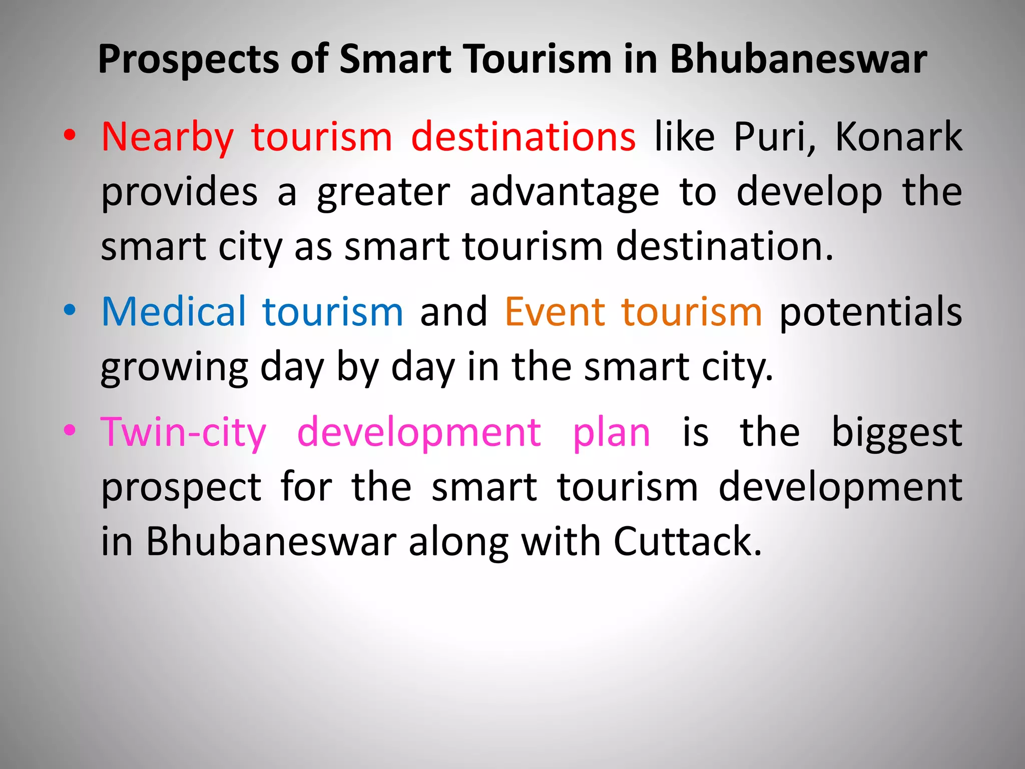 Prospects and challenges in smart tourism | PPTX