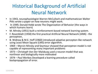 Regression and Classification: An Artificial Neural Network Approach | PPTX