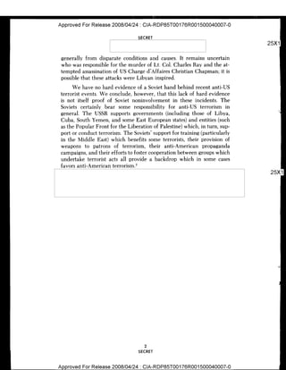 Prospects for Anti-US Terrorism - CIA DOC | PDF