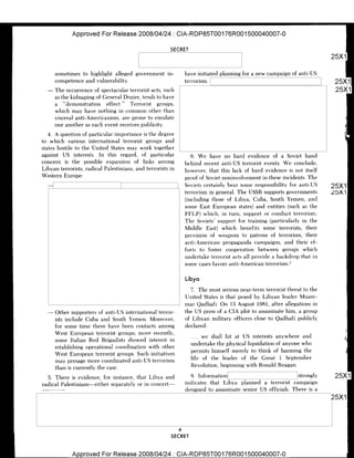 Prospects for Anti-US Terrorism - CIA DOC | PDF