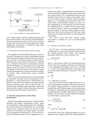Prospects for Fibre Bragg Gratings and Fabry-Perot Interferometers in fibre-optic vibration ...