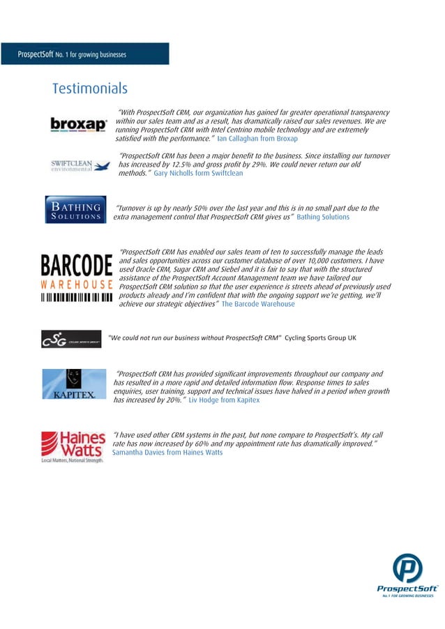 Prospectsoftbrochure | PDF