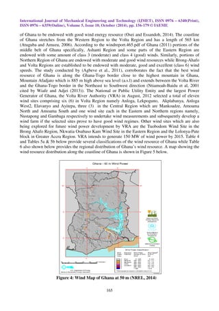 Prospects of wind power generation in ghana | PDF