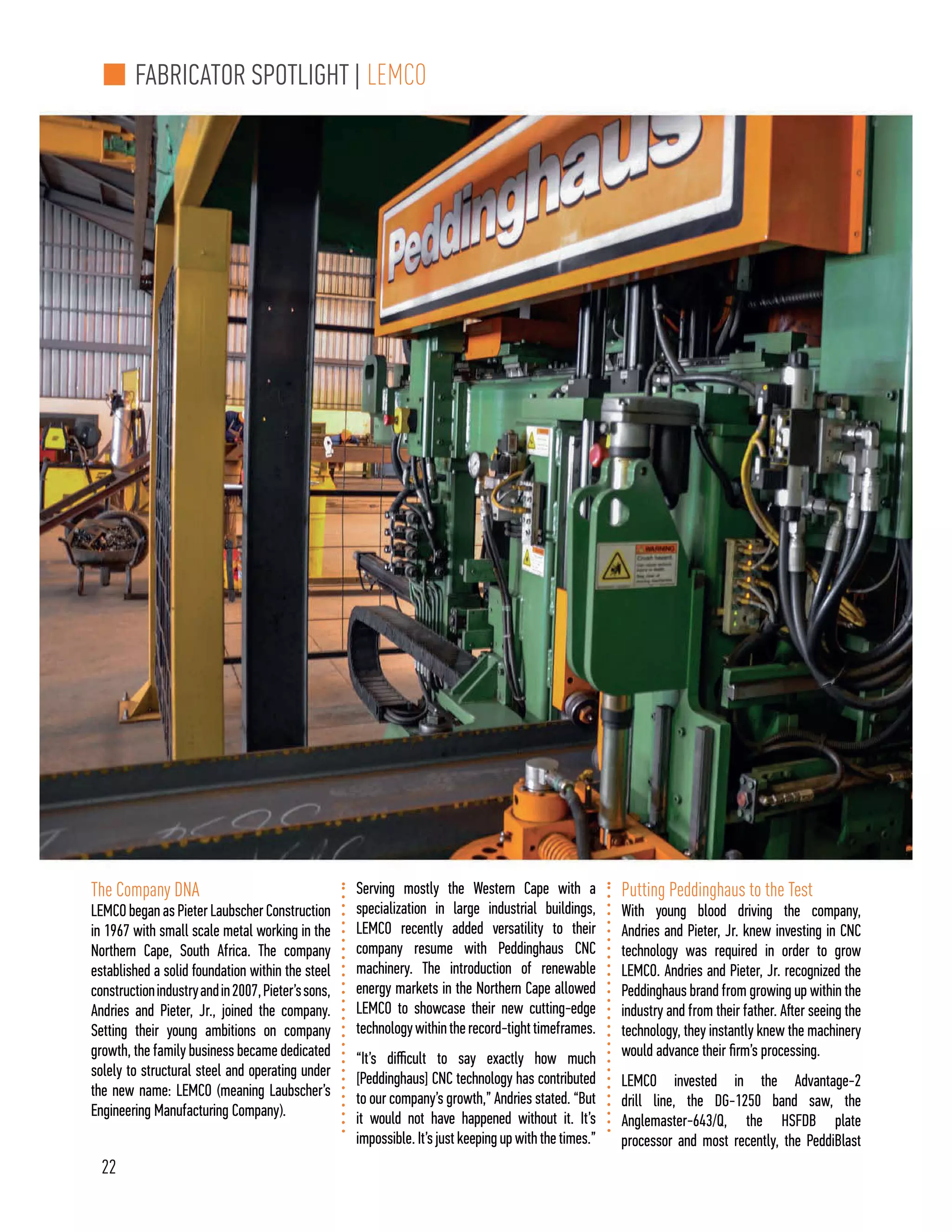 Prospect Steel - Structural Steel Assembly Robotic Welder | PDF
