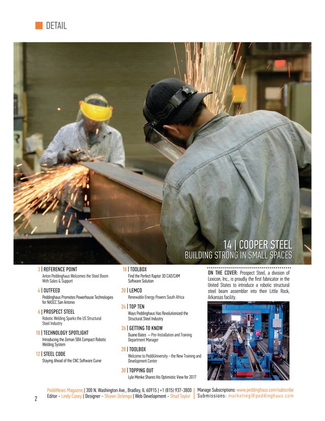 Prospect Steel - Structural Steel Assembly Robotic Welder | PDF