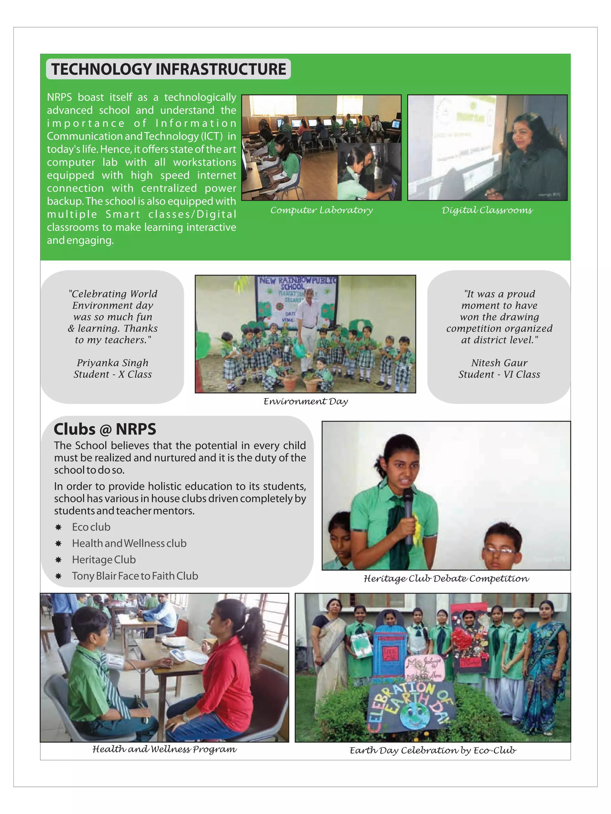 Prospectus - New Rainbow Public School, Ghaziabad | PDF