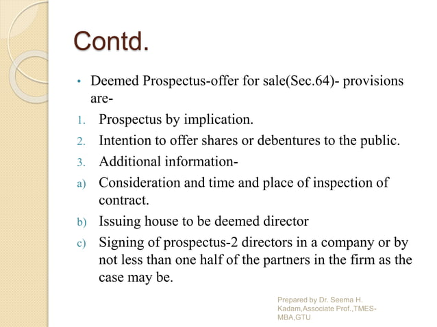 Prospectus | PPTX | Stocks and Bonds | Personal Investing