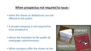 Prospectus and liability for the misstatement in the prospectus. | PPTX