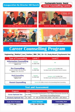 Best Career Counselling Centre in Ranchi-Jharkhand-India for JOSAA-IIT ...