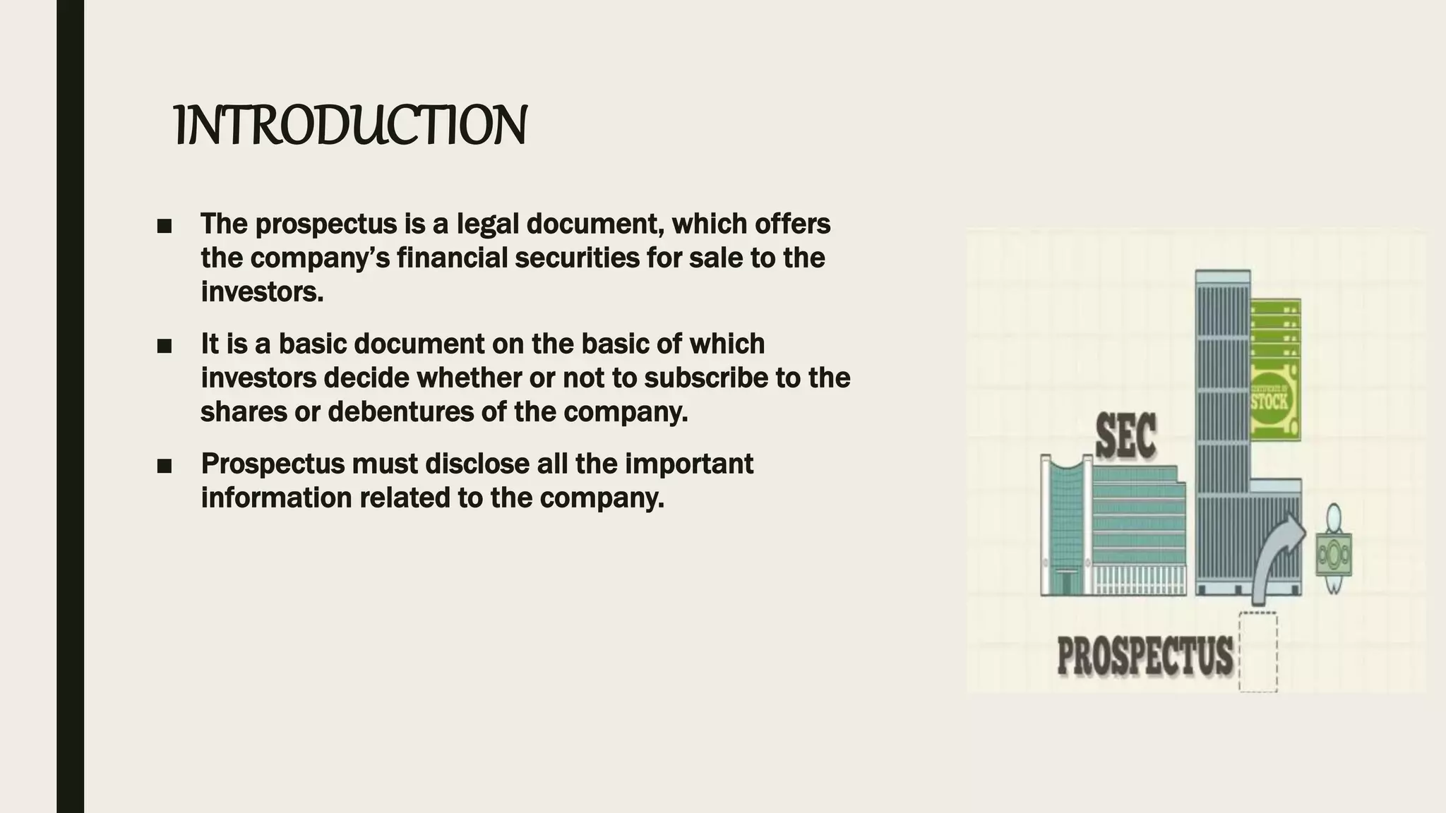 TYPES OF Prospectus | PPTX