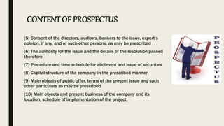 TYPES OF Prospectus | PPTX