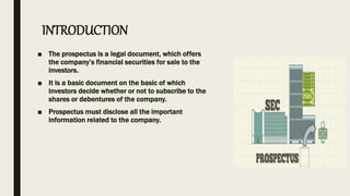 TYPES OF Prospectus | PPTX