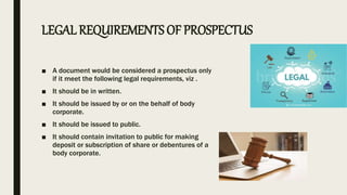 TYPES OF Prospectus | PPTX