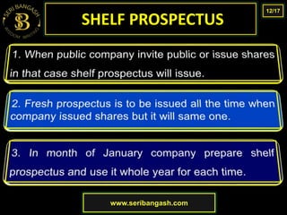 Prospectus of Company. Power Point Presentation | PPT