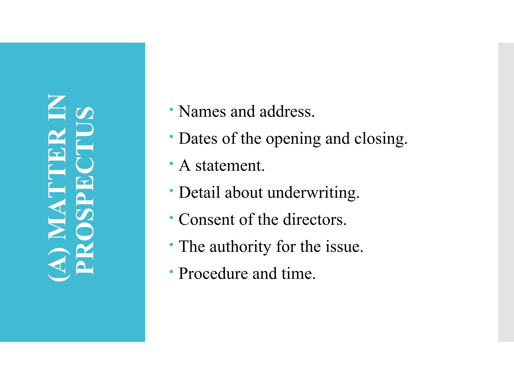 PROSPECTUS presentaton and improtance.ppt