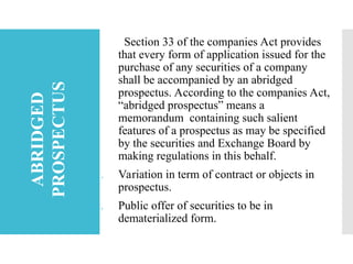 PROSPECTUS presentaton and improtance.ppt