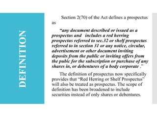 PROSPECTUS presentaton and improtance.ppt