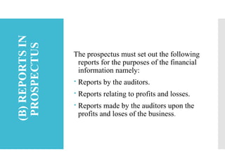 PROSPECTUS presentaton and improtance.ppt