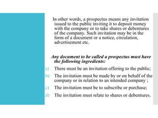 PROSPECTUS presentaton and improtance.ppt