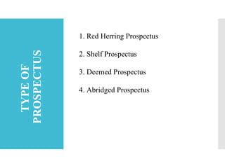 PROSPECTUS presentaton and improtance.ppt