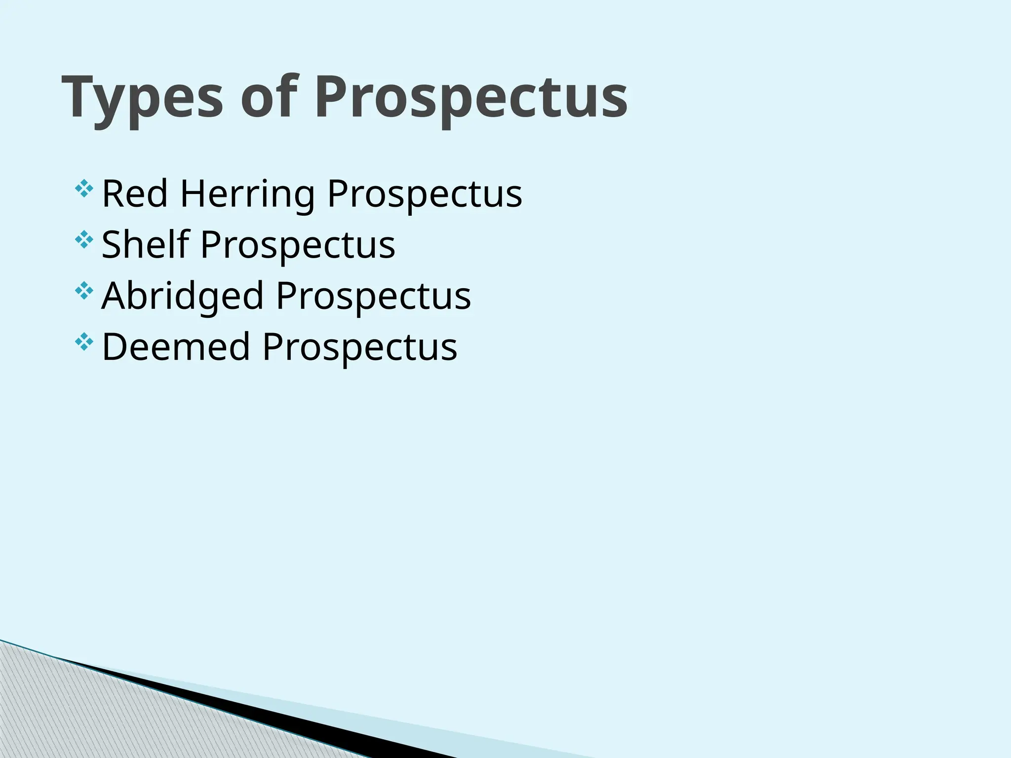 PROSPECTUS in company law useful to all. | PPTX