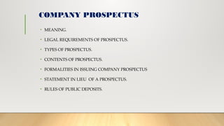 Prospectus.pptx for the students studyts | PPTX