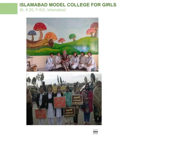Islamabad college for Girls f6/2 shalima | PDF