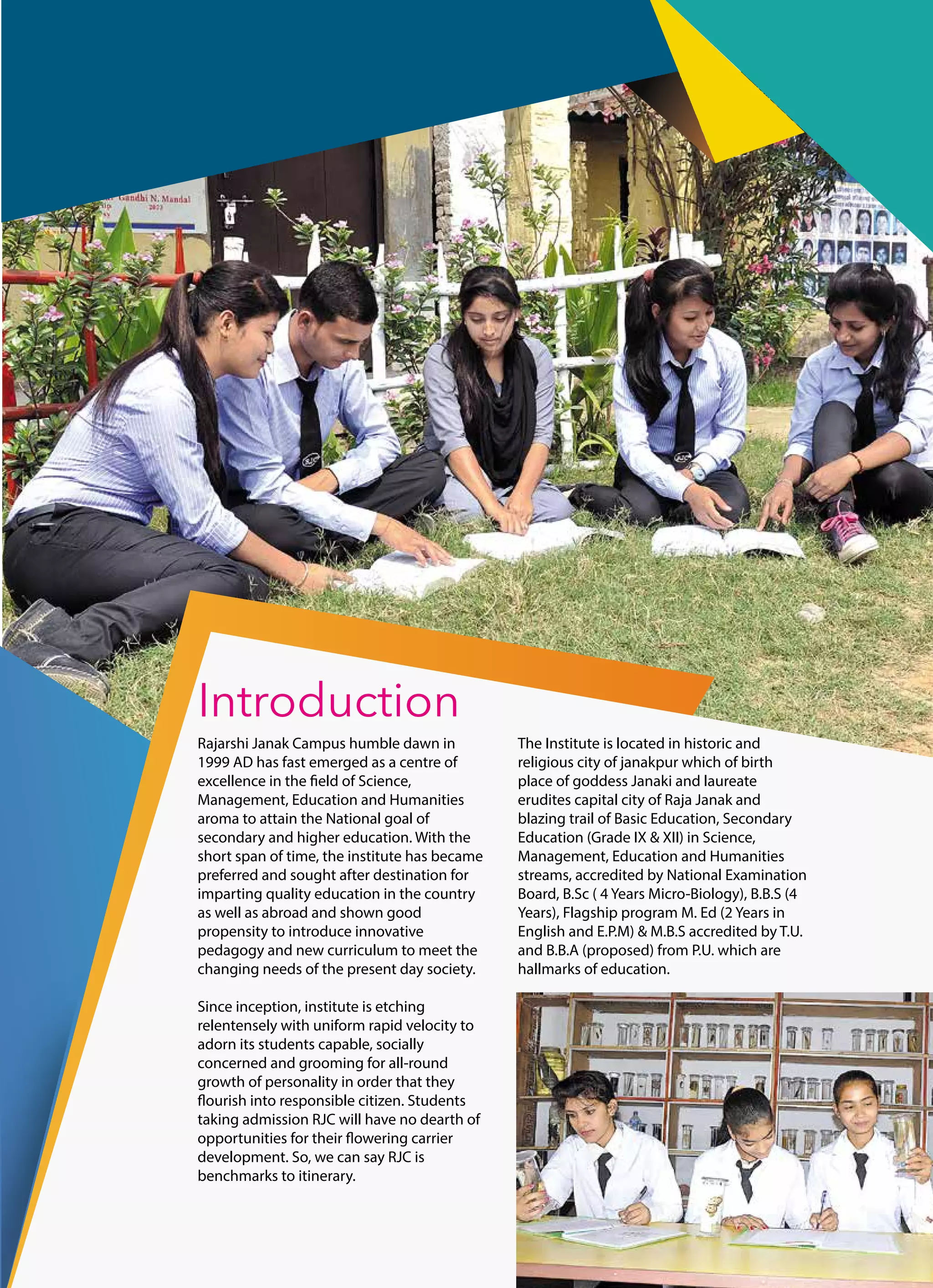 Rajarshi Janak Campus Prospectus 074 | PDF