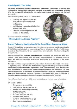 Pennard Primary School prospectus | PDF