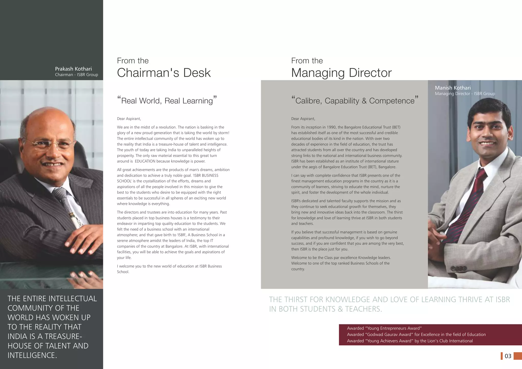 ISBR Management Programs 2016 - Prospectus | PDF