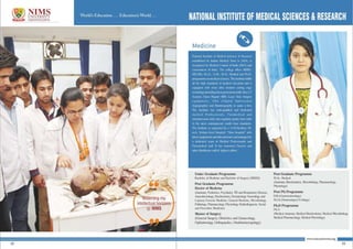 Prospectus 2019 nims university jaipur | PDF