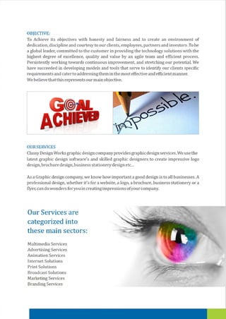 Prospectus of classy design works | PDF