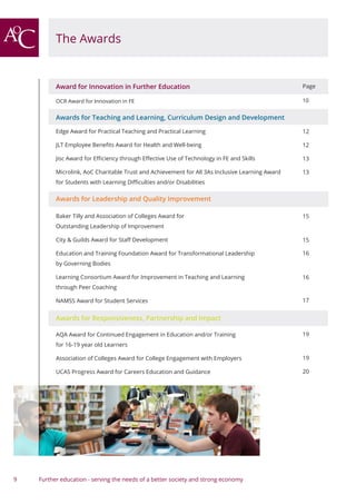 AoC Beacon Awards 2014-15 - Prospectus | PDF