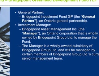 Greenfield Development Fund LP | PDF