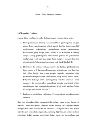 Prospek dan kendala pembangunan wilayah pesisir berbasis pembudidayaan mangrove (Wilayah Studi ...