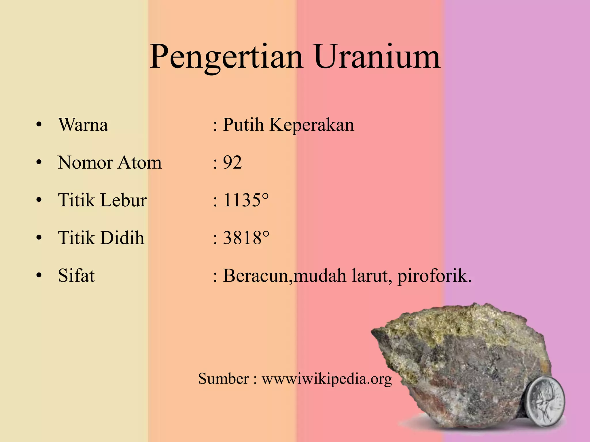 Prospek uranium di indonesia | PPTX