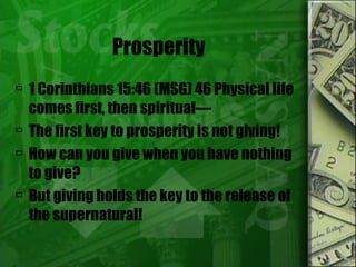 Prosperity | PPT